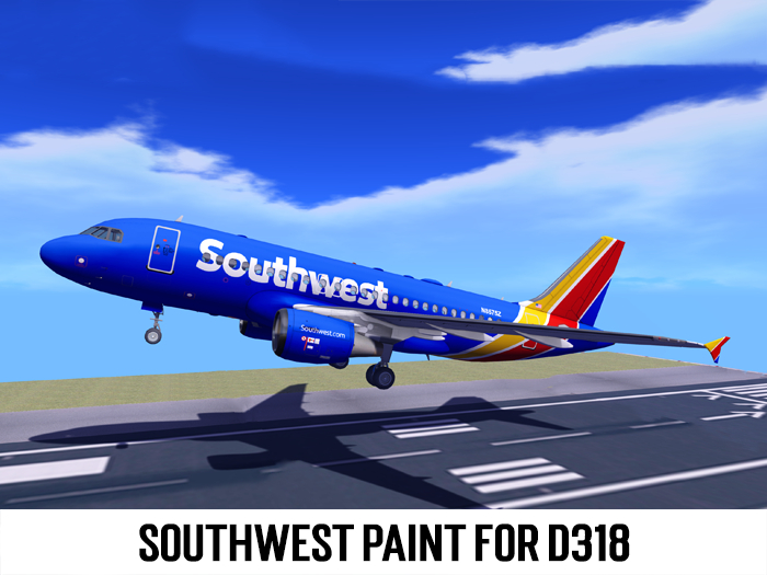 Second Life Marketplace - [APC] D318 Southwest Livery