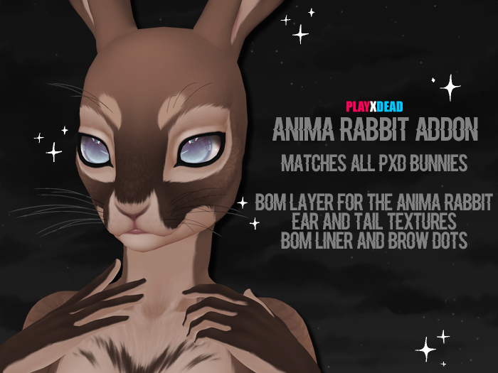 Second Life Marketplace - PXD - Bunny Addon - Anima Rabbit