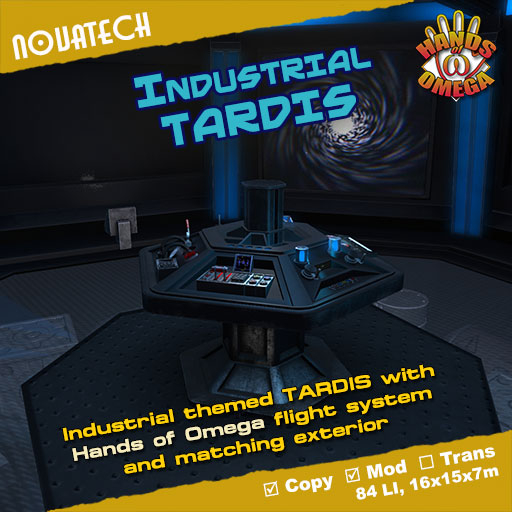 Second Life Marketplace Industrial Tardis Hands Of Omega Hoo Console