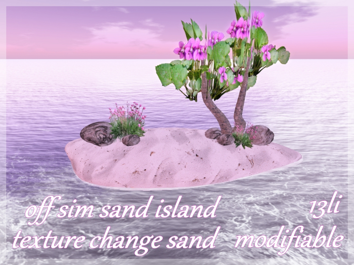 Second Life Marketplace - majestic.+ off sim sand island purple