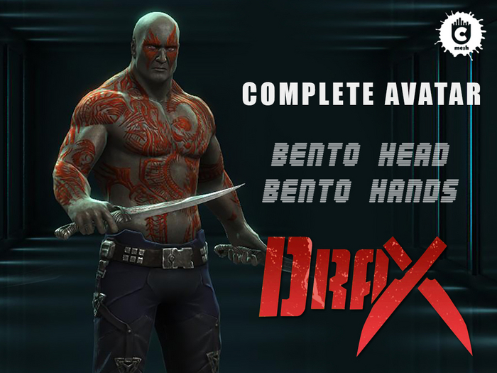Second Life Marketplace - :: UCM :: Drax - Avatar ( Bento Head, Bento ...