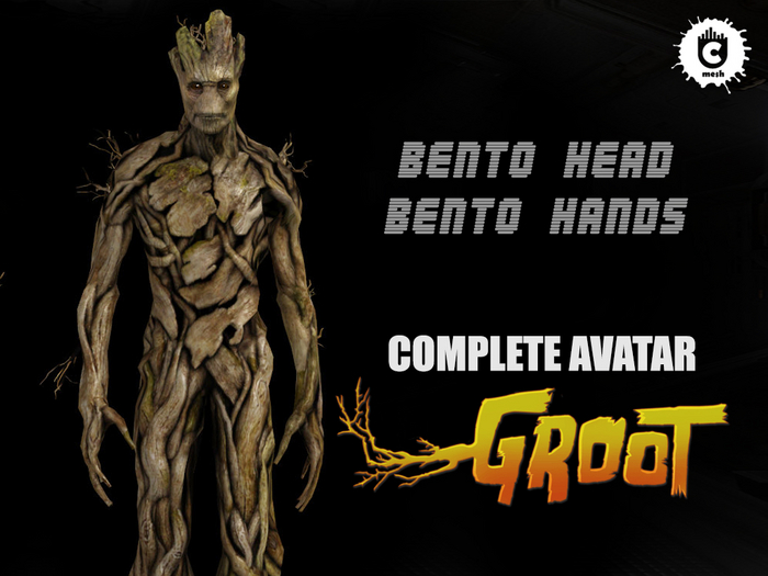 Second Life Marketplace - :: UCM :: Groot - Avatar ( Bento Head, Bento ...