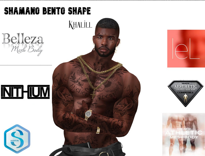 Second Life Marketplace - KHALLIN SHAMANA BENTO SHAPE