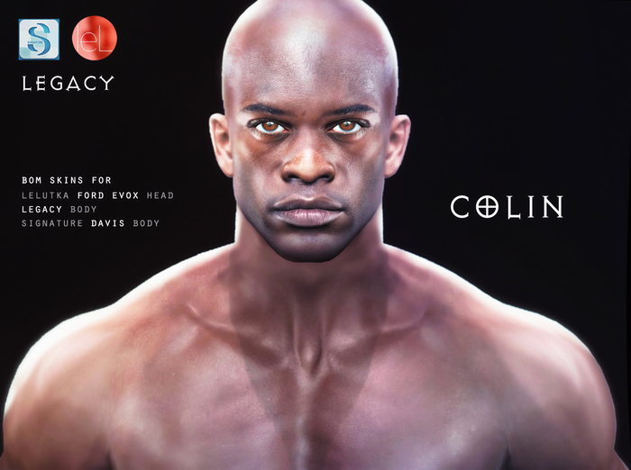 Second Life Marketplace - COLIN SKIN (BOM Skin for Lelutka Evox, Legacy ...