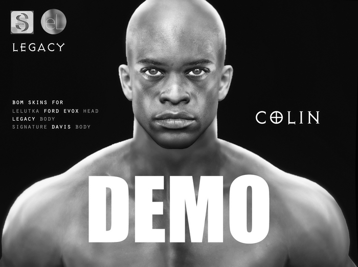 Second Life Marketplace - DEMO COLIN SKIN (BOM Skin for Lelutka Evox ...