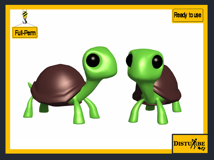 Second Life Marketplace - ::DisturbeD:: Virgil the Turtle Kawaii Toon ...