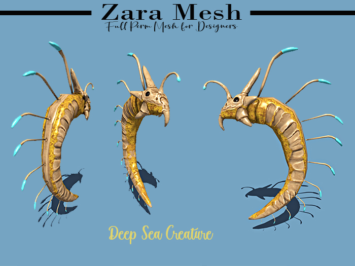 Second Life Marketplace - ZM - Animals - Deep Sea Creature - FULL PERM MESH