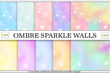 Second Life Marketplace - Ombre Sparkle Walls 10 Seamless Builders ...