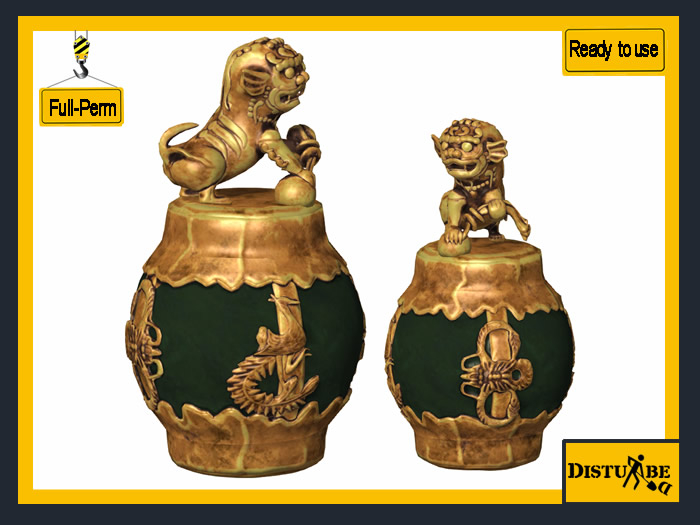 Second Life Marketplace - ::DisturbeD:: Chinese Dragon Jade Figurine ...