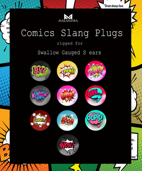 Second Life Marketplace - Malandra - "COMICS SLANG" Plugs (F) for ...