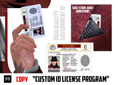 Second Life Marketplace - Custom ID License