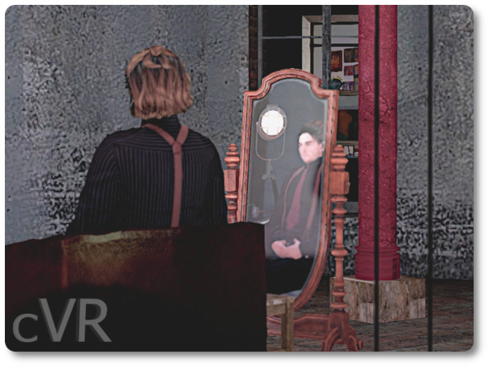 Second Life Marketplace - cVR Antique Black MIrror box