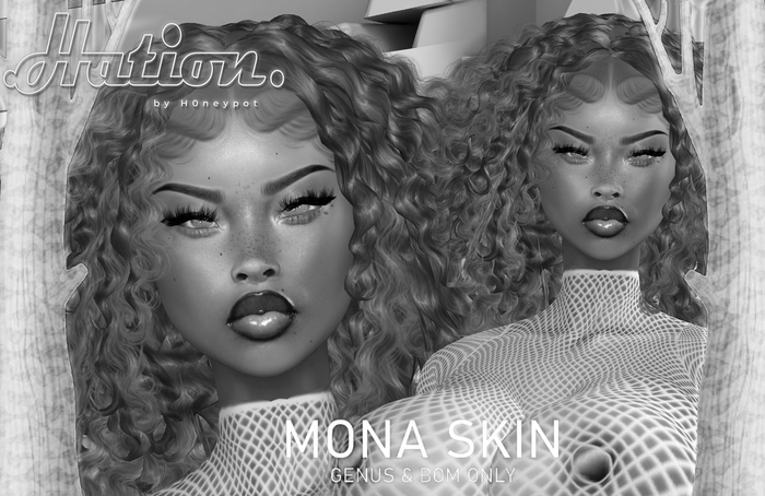 Second Life Marketplace - .HATION. Mona SKin DEMO