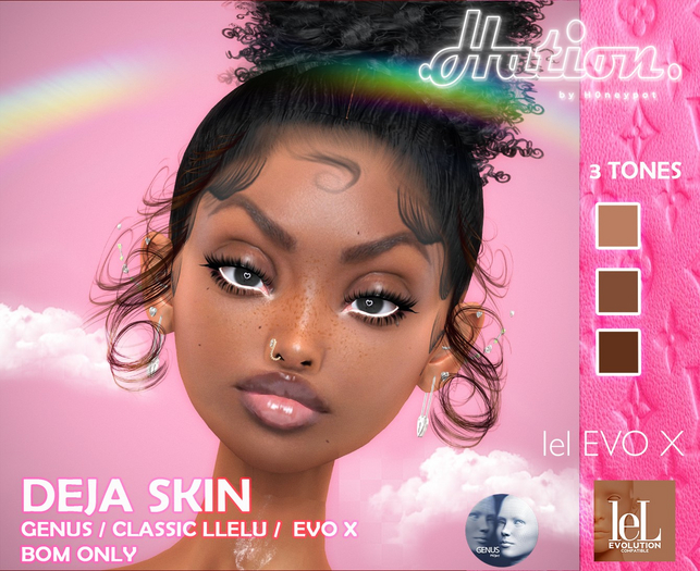 Second Life Marketplace - .HATION. Deja skin GENUS tone 5