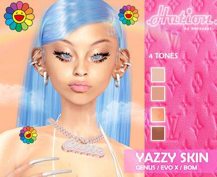 Second Life Marketplace - .HATION. Yazzy skin EVO X tone 1