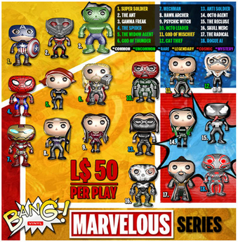 Second Life Marketplace - Bang! Figures - Marvelous Villains #17 - The ...