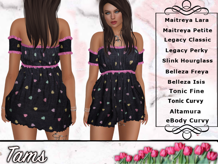 Second Life Marketplace - Tams - Peasant Dress - Rea