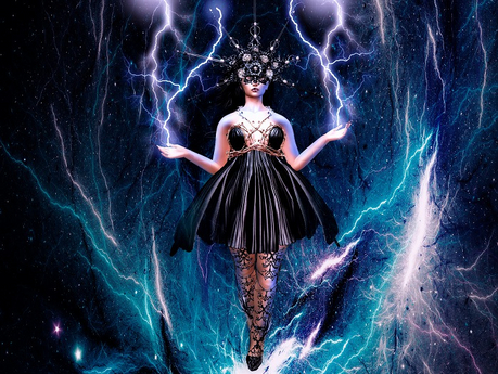Second Life Marketplace - :Moon Amore: Ethereal Time/ Decima Mask - BLACK