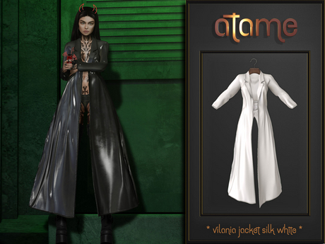 Second Life Marketplace - AtaMe - Vilania Silk Jacket White