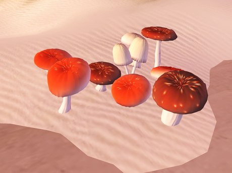 Second Life Marketplace - Mushrooms + Mushroom sculpty maps + Mushroom ...