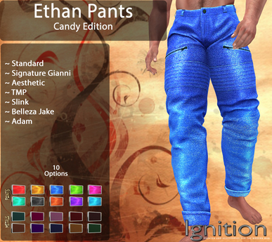 Second Life Marketplace - Ignition Ethan Pants Candy
