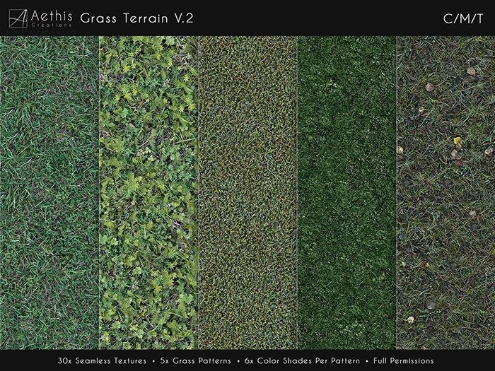 Second Life Marketplace - [AC] Grass Terrain V.2 Texture Pack - 30 ...
