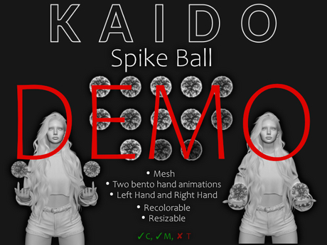 Second Life Marketplace - KAIDO - Spike Ball (DEMO)