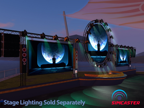 Second Life Marketplace - Easy YouTube TV & Video - Circular Stage Screen