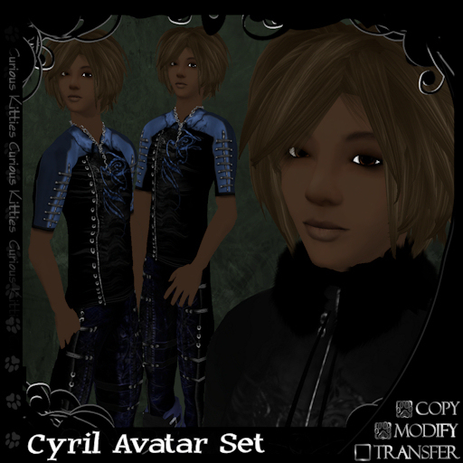 Second Life Marketplace - =^.^= Curious Kitties - Cyril Avatar Set