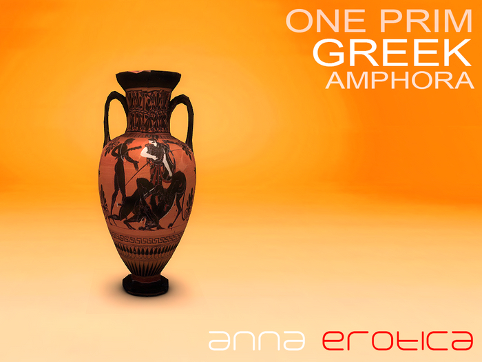Second Life Marketplace - Anna Erotica - ONE Prim Greek Amphora