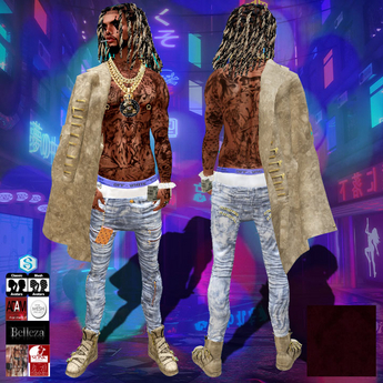 Second Life Marketplace - `*HVZ*` Shoulder Coat-French Play Goon