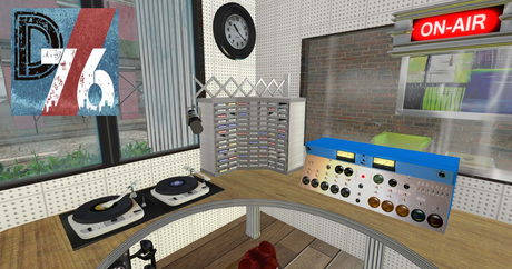 Second Life Marketplace - D76- 1950'S RETRO Radio Station MCM SET