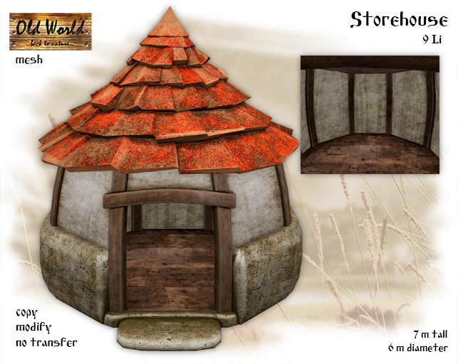 Second Life Marketplace - Medieval storehouse v1 - Old World - Rustic ...