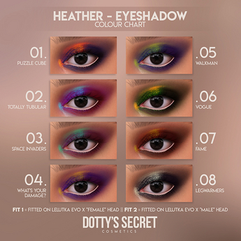 Second Life Marketplace - Dotty's Secret - Heather - Eyeshadow Palette ...