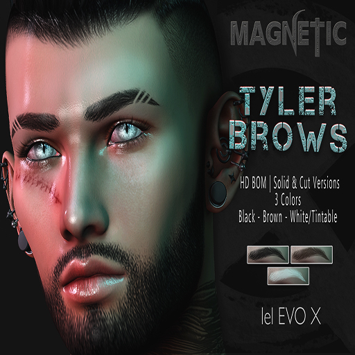 Second Life Marketplace - Magnetic - Tyler Brows / Evo X (ADD ME)
