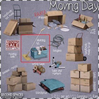 Second Life Marketplace - Second Spaces - Moving Day - cleaning kit