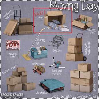 Second Life Marketplace - Second Spaces - Moving Day - dropped RARE
