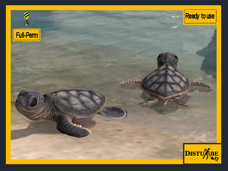 Second Life Marketplace - ::DisturbeD:: Sea Turtle - FULL PERM MESH