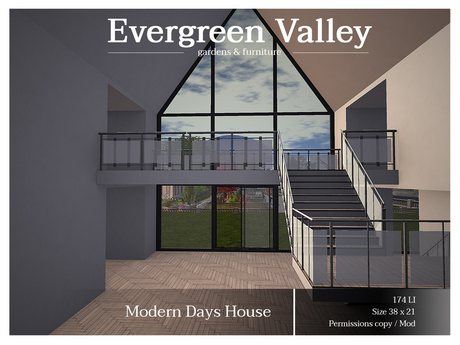 Second Life Marketplace - Evergreen Valley // Modern Days House