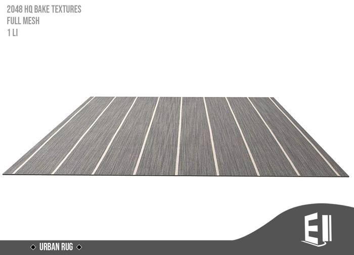 Second Life Marketplace - FREE Urban Rug 1 LI Erfe Design PACK