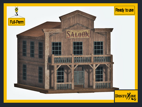 Second Life Marketplace - ::DisturbeD:: Wild West Saloon Backdrop ...
