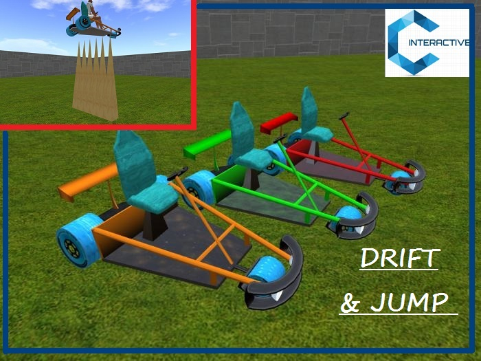 Second Life Marketplace - Go Kart Jump (3 Go Kart)