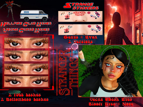 Second Life Marketplace - Gyaru X Shiloh-Stranger Things Full Collection