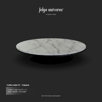 Second Life Marketplace - FELGO Universe // Coffee table 01