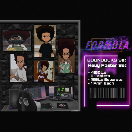 Second Life Marketplace - FORMULA - BOONDOCKS Posters - Heuy