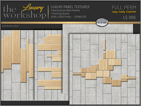 Second Life Marketplace - LUXURY PANEL - 222