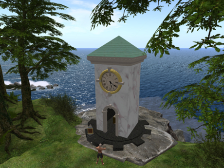 Second Life Marketplace - Myst Clock Tower - With scripted accurate ...
