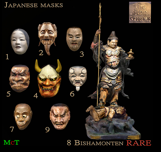 Second Life Marketplace - 03 Japanese masks collectibles Heida mask