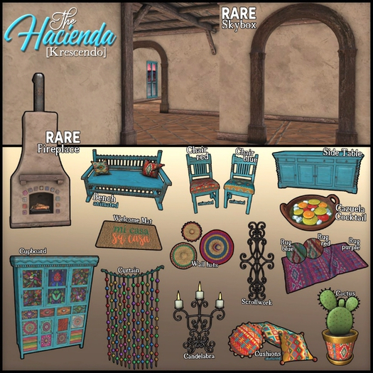 Second Life Marketplace - [Kres] The Hacienda - Scrollwork