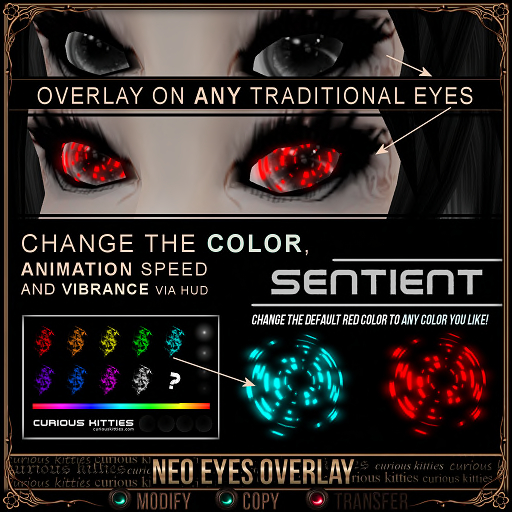 Second Life Marketplace - *C:K* Neo Eyes Overlay - Sentient